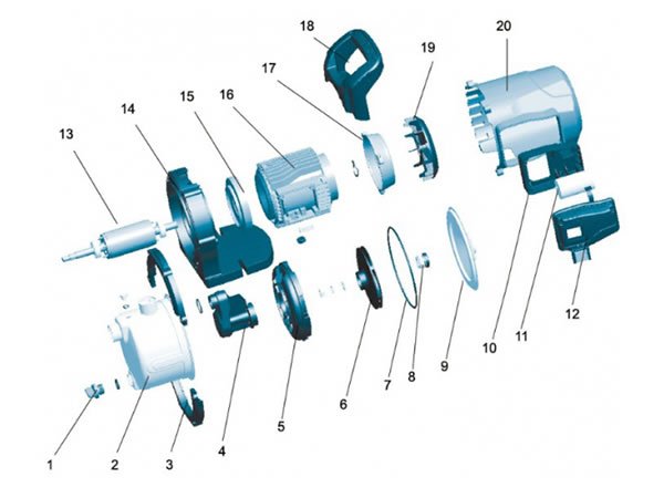 LEO LKJ-901S Paslanmaz Gövdeli Jet Pompa 220V 60 lt/dk